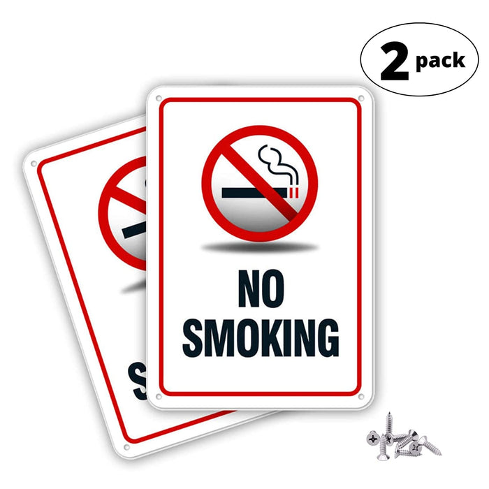Stand against smoking with our Aluminum No smoking sign ...