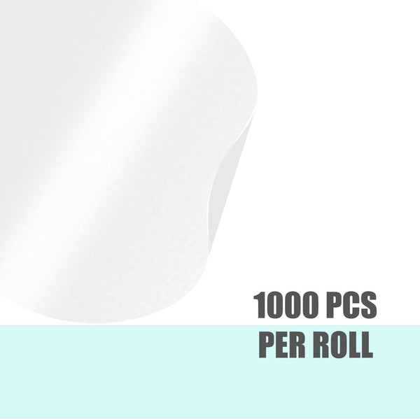 Crystal Clear Transparent Sticker,Round,Self-Adhesive-1000Label ...