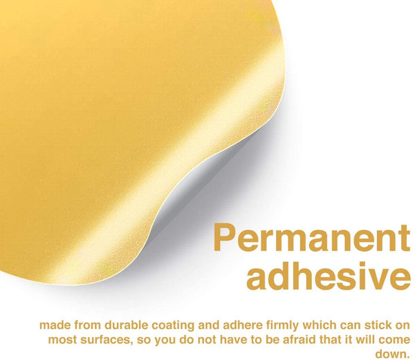 Gold Paper Stickers, Round,Self-Adhesive-1000Labels Per Roll ...