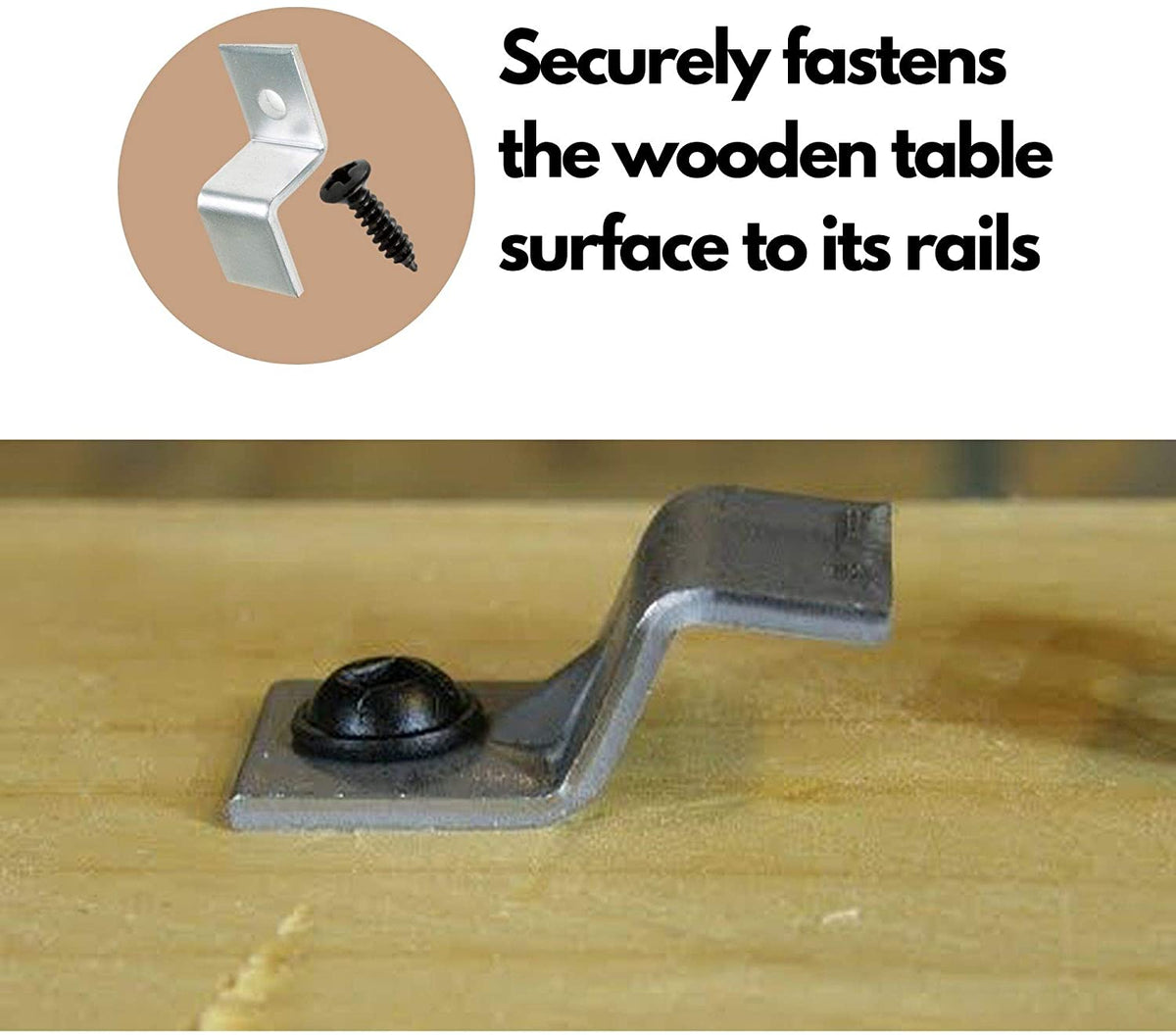 40 Pack Heavy Duty Z Table Top Fasteners with Screws – RingBinderDepot.com