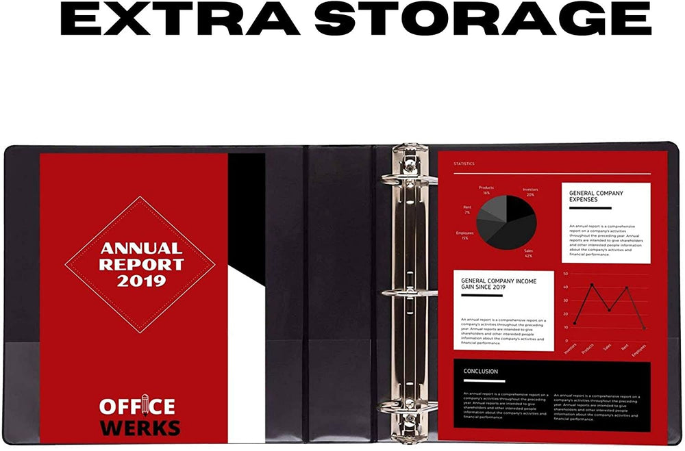 5 Inch, Three Ring Binder, Black, Angle D-rings - Pack of 2 – RingBinderDepot.com