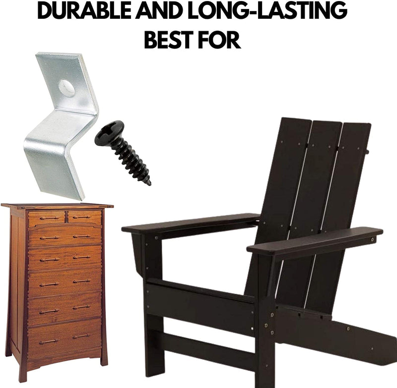 40 Pack Heavy Duty Z Table Top Fasteners with Screws – RingBinderDepot.com