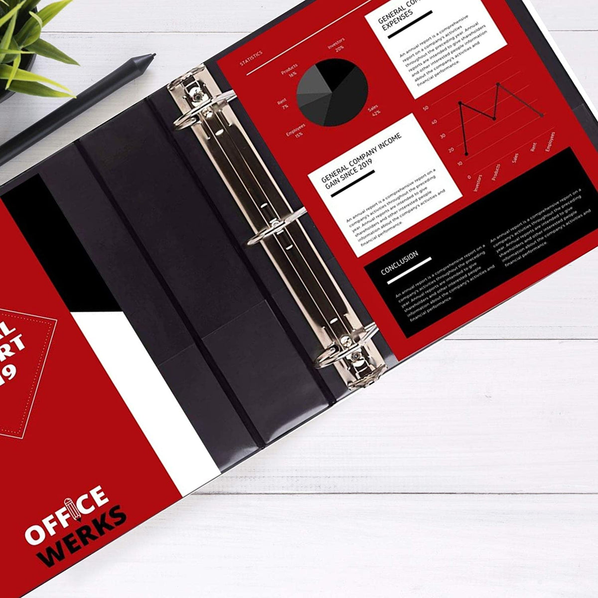 5 Inch, Three Ring Binder, Black, Angle D-rings - Pack of 2 – RingBinderDepot.com