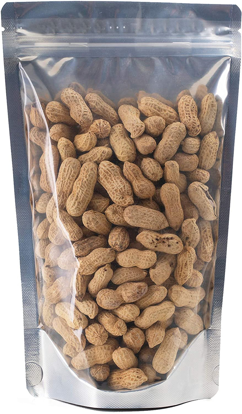 Resealable ziplock bag 100 pack Clear Front aluminum back ...