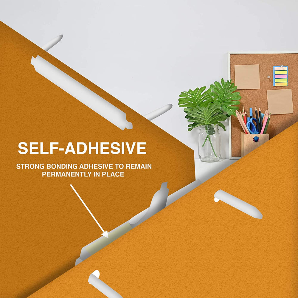 OLYMPX Economy Self-Adhesive Prong Fastener Bases,100 Per Box ...