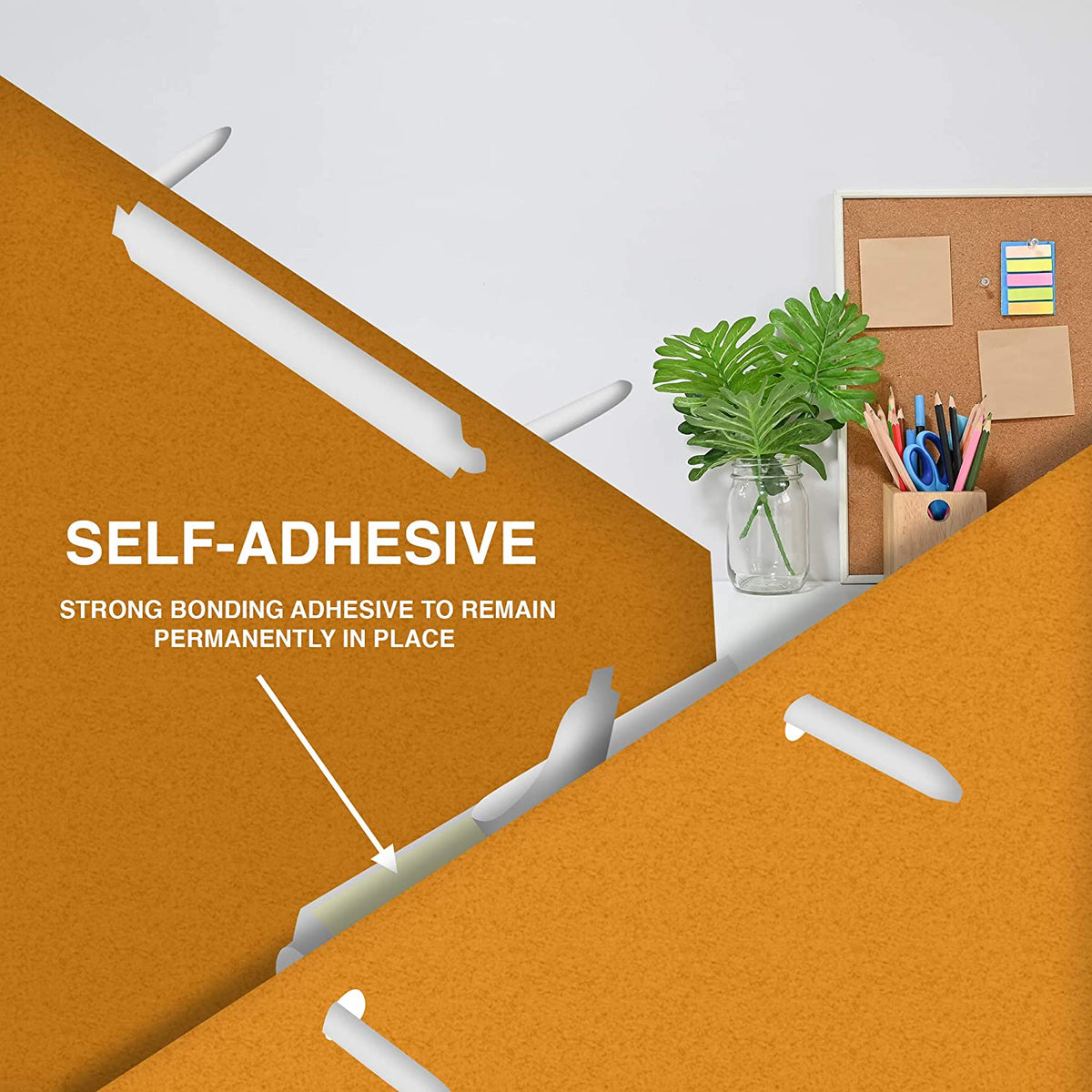 OLYMPX Economy Self-Adhesive Prong Fastener Bases,100 Per Box ...