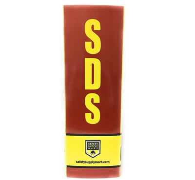 SDS Display Rack – Set with 3" Heavy Duty Ring Binder, Wire Rack, SDS ...