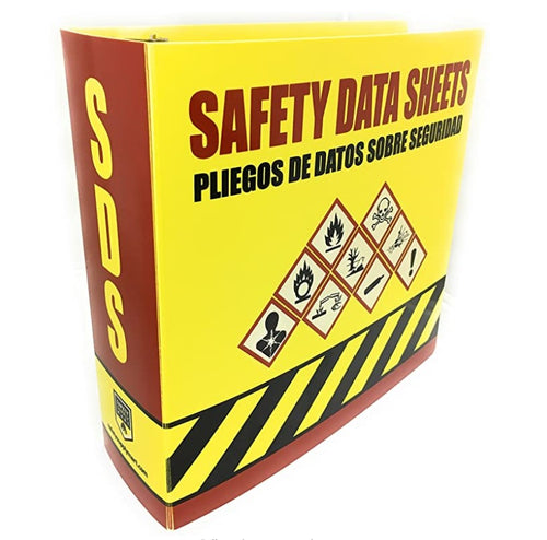 SDS Display Rack – Set with 3" Heavy Duty Ring Binder, Wire Rack, SDS ...